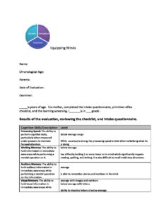 Level 2 Evaluation - Equipping Minds