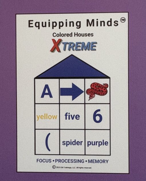 Equipping Minds Colored Houses Xtreme Cards - Equipping Minds